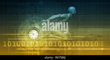 Digital Marketing Technologies and Fast Paced Results Concept Stock ...