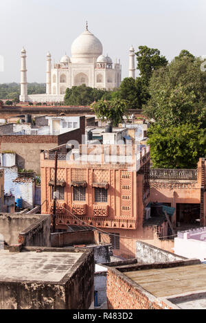 Mausoleum of the Taj Mahal Snow Globe, Uttar Pradesh, India, Asia Stock ...
