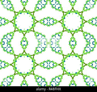 Abstract green blue ellipses with white background Stock Photo - Alamy