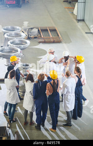 Angry Factory Workers Meeting with Management Stock Photo - Alamy