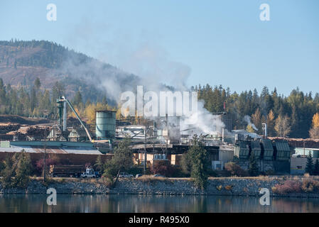Stimson Lumber Company lumber mill, Priest River, Idaho Stock Photo - Alamy