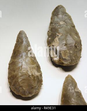 Acheulean Hand-Axes, Lower Paleolithic Stock Photo - Alamy