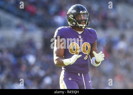 Baltimore, Maryland, USA. 26th Jan, 2016. A Ravens cheerleader arches ...