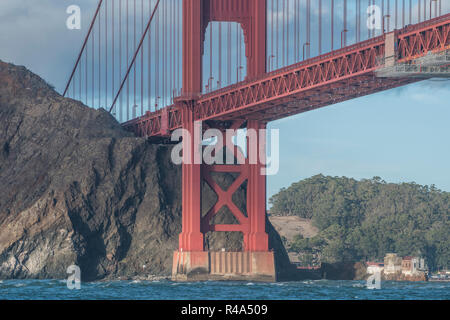 Golden Gate Bridge Underside Stock Photo - Alamy
