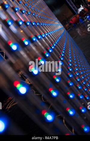 LED screen at a concert close-up. Europe Stock Photo - Alamy