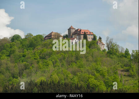 Stetten Castle, Kuenzelsau, Hohenlohe, Baden-Wuerttemberg, Germany ...