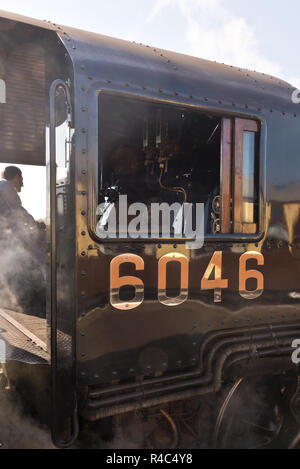 Ex-USATC S160 class consolidation steam locomotive 6046 at Bishops ...