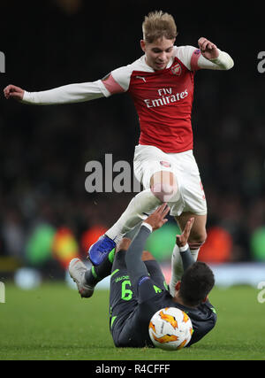 Arsenal's Emile Smith Rowe in action during the English Premier League ...