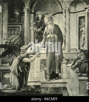 Fra Filippo Lippi - Annunciation Stock Photo - Alamy