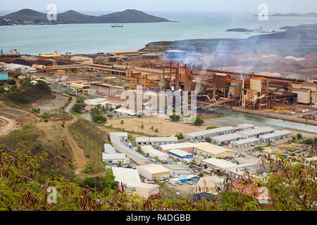SLN Societe Le Nickel, Nickel mine in Noumea, New Caledonia Stock Photo ...