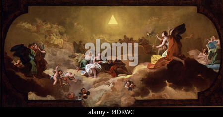 Adoration of the Name of God by Goya Stock Photo - Alamy