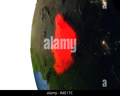 Chad from space Stock Photo - Alamy
