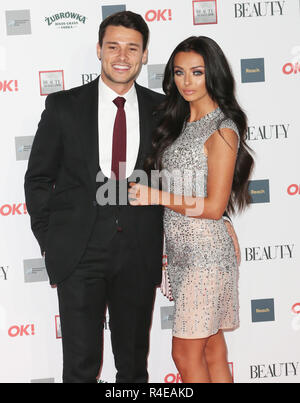 London. UK. Myles Barnett and Kady McDermott at the The Beauty Awards ...