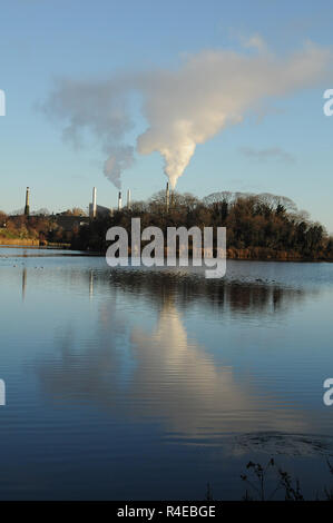 Copenhagen, Denmark. 27th Nov 2018. Global climate change issues. Smoke ...