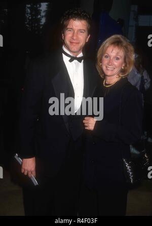 BEVERLY HILLS, CA - FEBRUARY 4: Actors Bryan Dattilo and Robert Kelker ...