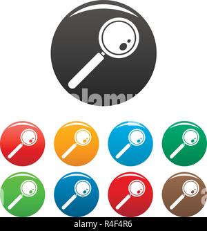 Magnifier, optimization icon - Beautiful vector design. Perfect use for ...