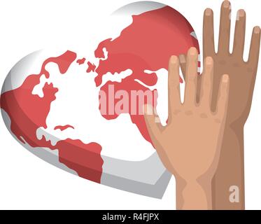 hands human friendly icons vector illustration design Stock Vector ...