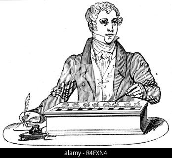 17th Century Calculating Machine Stock Photo - Alamy