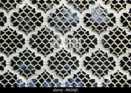Marble carved jalli of Bibi ka Maqbara, Fort, Mumbai, India, Asia Stock ...