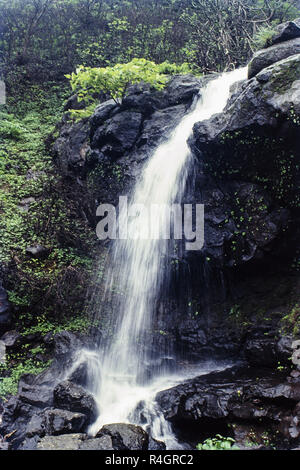 View of waterfall at Malshej Ghat, Maharashtra, India, Asia Stock Photo ...