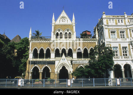 Exterior view of David Sassoon Library, Fort, Mumbai, India, Asia Stock ...
