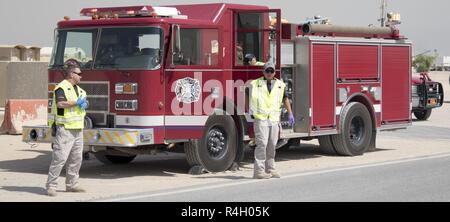 Area Support Group-Kuwait Emergency Management Services treat a ...