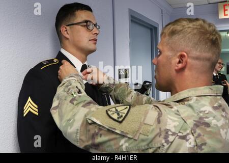 Sgt. Joshua Blair of 504th Military Police Battalion, 42nd Military ...