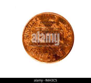Rusty one cent American coin Stock Photo - Alamy