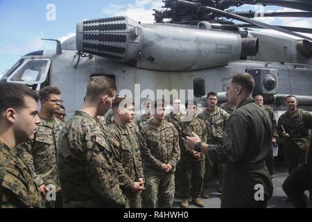U.S. Marines Corps Capt. Aaron Royer, an commander with Marine Aerial ...