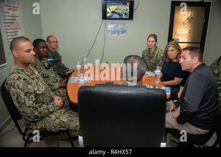 TEGUCIGALPA, Honduras (Oct. 1, 2018) Capt. Brian J. Diebold, commodore ...