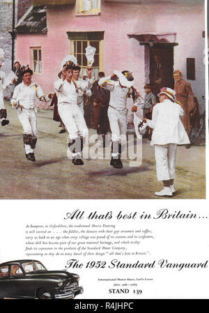 Standard Vanguard car advert advertising in Country Life magazine UK ...