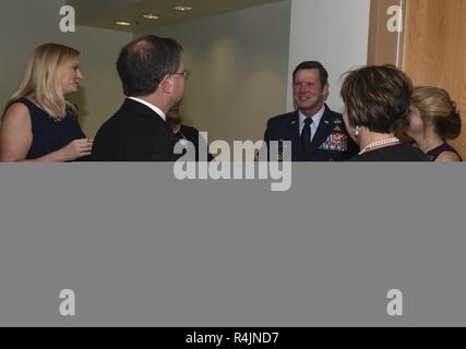 U.S. Air Force Col. Claude Tudor, Jr., left, commander of the 24th ...