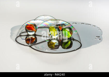 Abstract multi-colored fantasy liquid background Stock Photo - Alamy