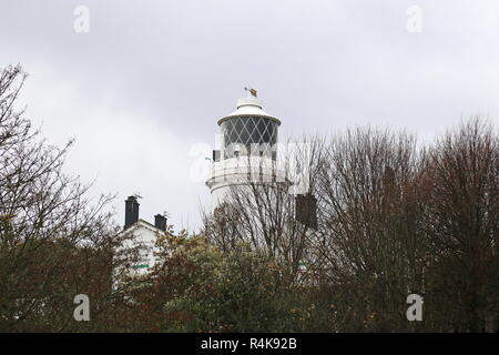 Lighthouse at Ness Point, Lowestoft, Suffolk Stock Photo - Alamy