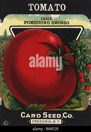 Tomato Seed Packet Stock Photo - Alamy