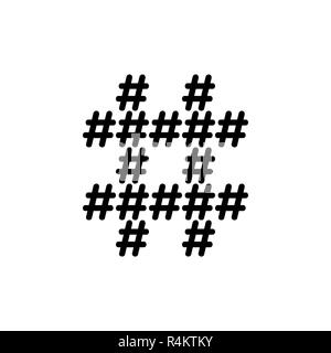 hashtag sign. number sign. pound sign Stock Vector Image & Art - Alamy