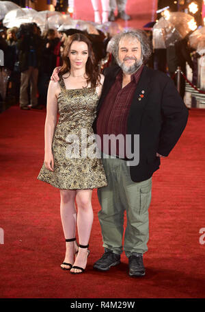 Peter Jackson and daughter Katie Premiere of 'The Lovely Bones' at ...
