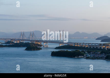 The Great Seto Bridge or Seto Ohashi Bridge or Golden Gate bridge is a ...