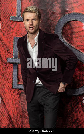 Ronan Raftery attends the World Premiere of "Mortal Engines" at ...