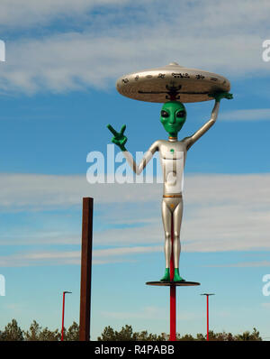 Alien Fresh Jerky in Baker, California Stock Photo - Alamy