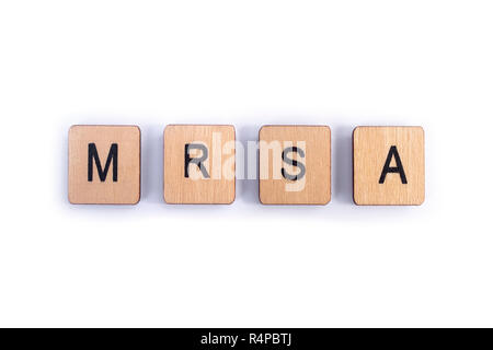 The abbreviation MRSA - Methicillin-resistant Staphylococcus aureus ...