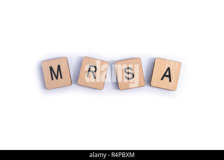 The abbreviation MRSA - Methicillin-resistant Staphylococcus aureus ...