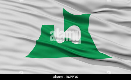 Closeup of Aomori Flag, Capital of Japan Prefecture Stock Photo - Alamy