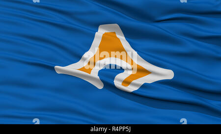 Closeup of Shizuoka Flag, Capital of Japan Prefecture Stock Photo - Alamy