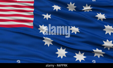 Isolated Easton City Flag, City of Pennsylvania State, Waving on White ...