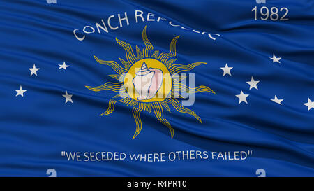 3D Flag of Key West (Florida), USA. 3D Illustration Stock Photo - Alamy