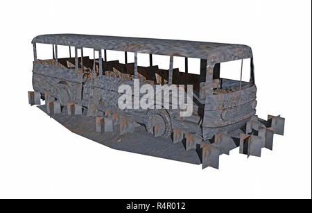 burned out bus Stock Photo - Alamy