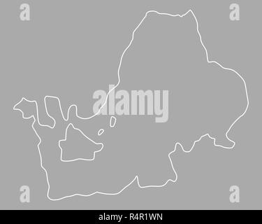 map of the chiemsee Stock Photo - Alamy