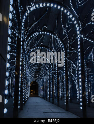 The passage to Conduit Court in Covent Gardens is seen covered with ...