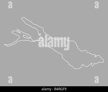 Map of Lake Constance Stock Photo - Alamy